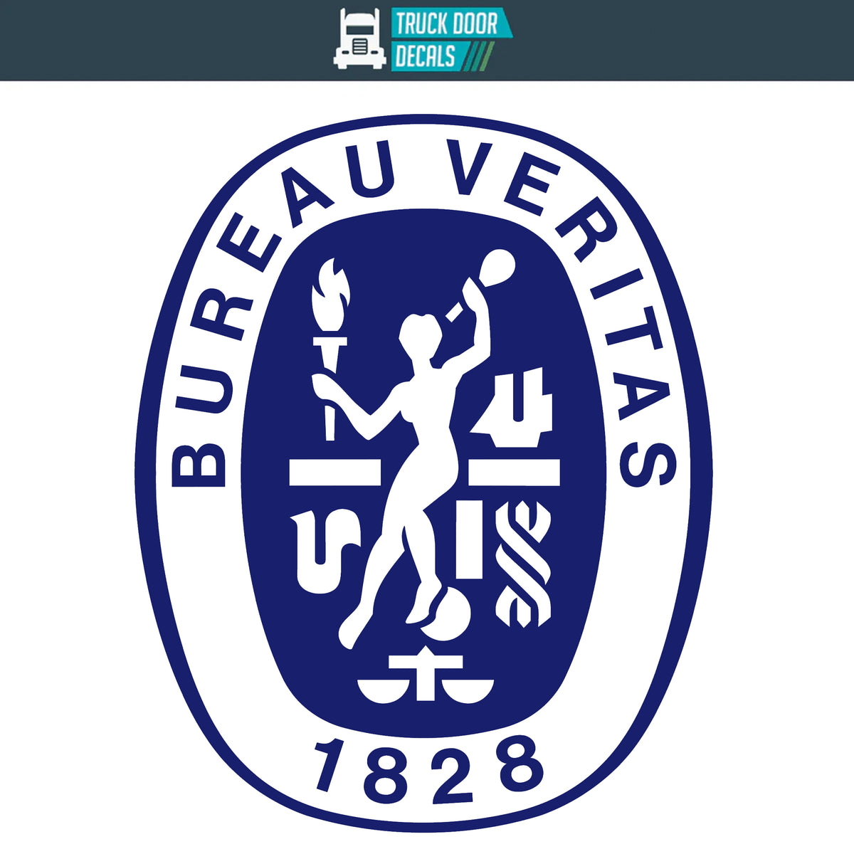 Bureau Veritas Shipping Container Decal Sticker Label – Truck Door Decals