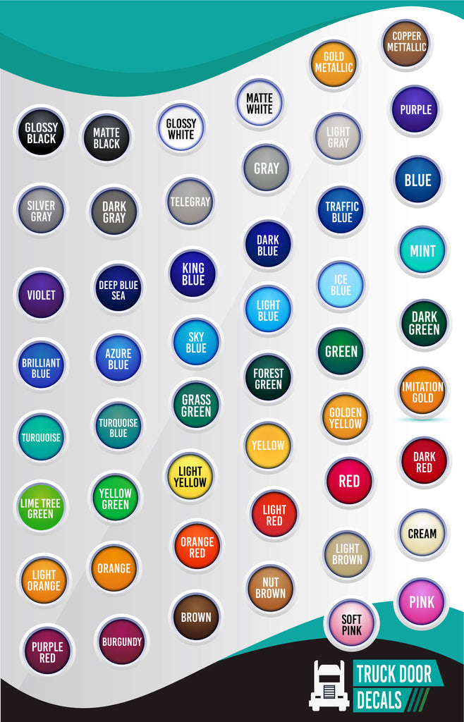 Semi Trailer Box Truck Number Decal – Truck Door Decals