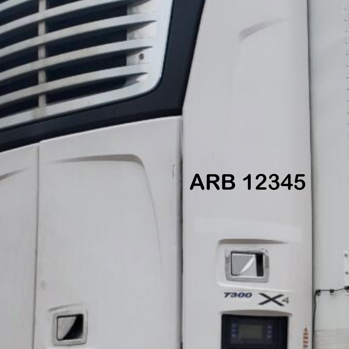 CARB ARB Reefer TRU Trailer Number Decal Sticker (Set of 2) – Truck ...