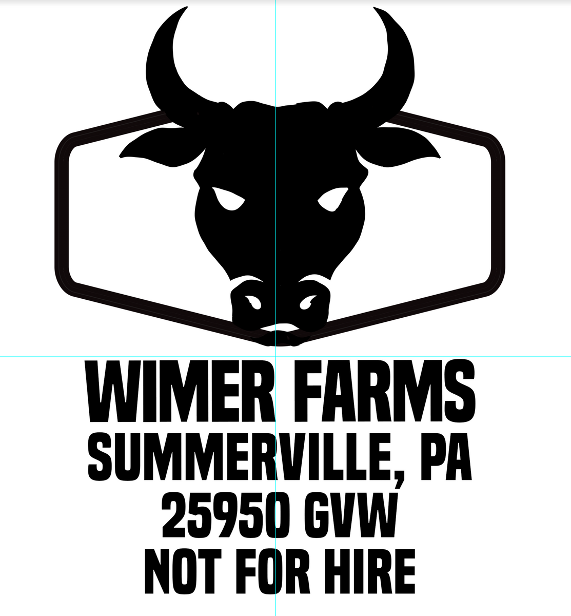 Custom Order for Wimer Farms – Truck Door Decals